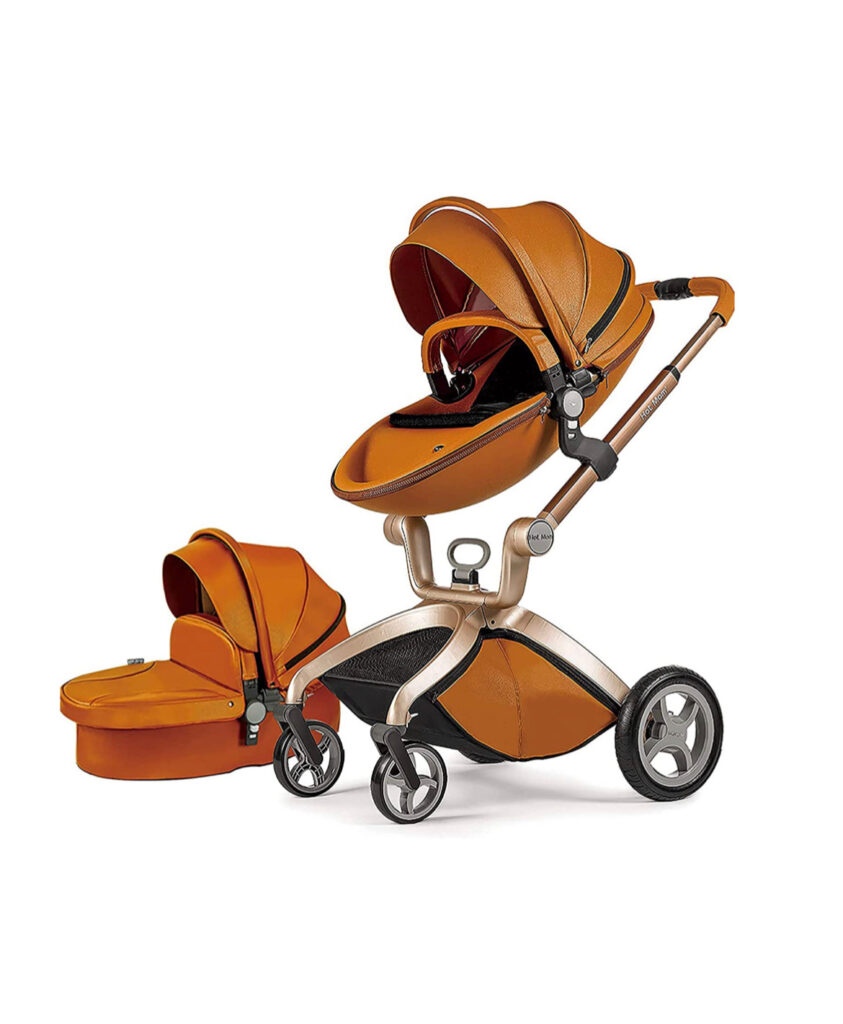 LUXURY LEATHER STROLLER – Ted Baby Store